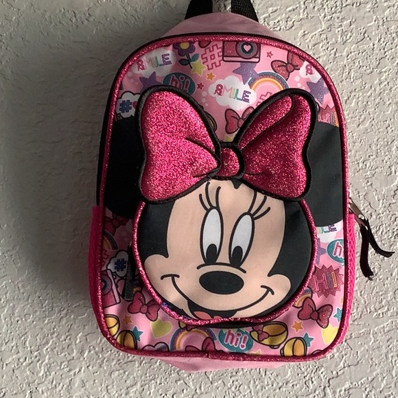 Disney | Accessories | Disney Minnie Mouse Pink And Black Bags | Poshmark
